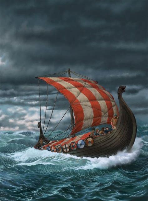 Qaewrwr Viking Ship Vikings Viking Art