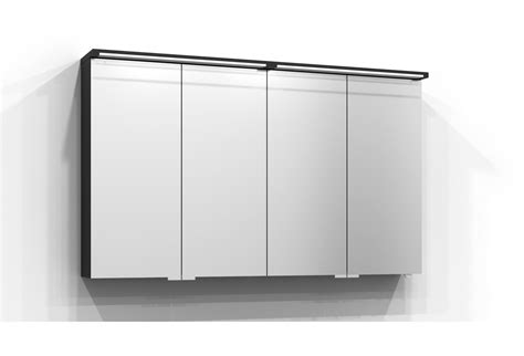 Spegelskåp Svedbergs Skuru Svart Ask Led El 2hyll Tvlj Jfb 121 K Rauta