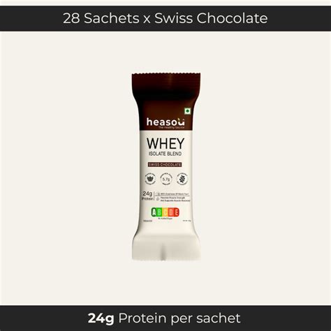 Whey Isolate Blend Single Flavour Box One Month Pack 28 Sachets