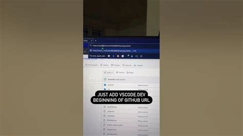 Open Any Github Repository In Vscode Editor Ui Without Cloning Shorts