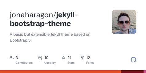 Github Jonaharagonjekyll Bootstrap Theme A Basic But Extensible