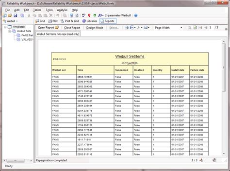 Introduction To Weibull In Reliability Workbench Isograph