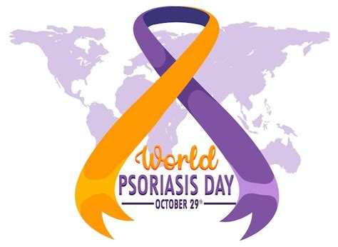 World Psoriasis Day Banner Design Free Vector