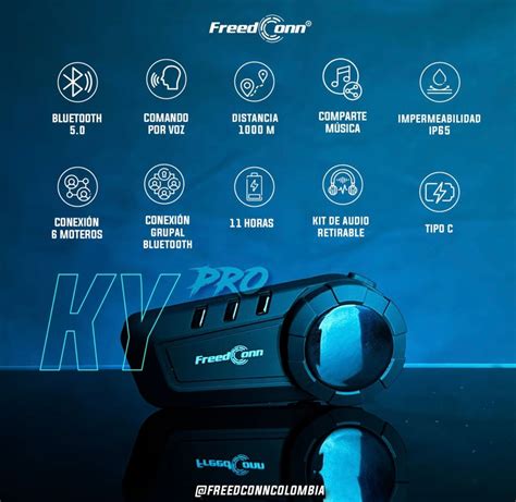 Intercomunicador Freedconn Ky Pro Virtualed