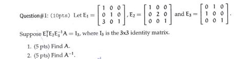 Solved Question 1 10pts Let