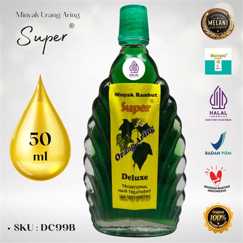 Jual Dc99b Super Minyak Urang Aring Orang Aring 50 Ml Botol Kerang Kaca Bpom Dan Halal