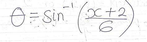 Solved Use An Inverse Trigonometric Function To Write θ As A Function
