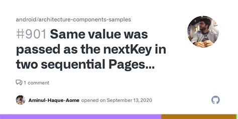 Same Value Was Passed As The Nextkey In Two Sequential Pages Loaded