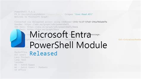 How To Use The Microsoft Entra Powershell Module — Lazyadmin