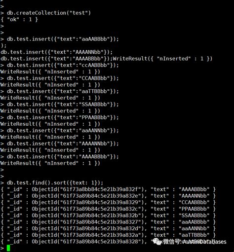 Mongodb 也有collation 与 如何使用 腾讯云开发者社区 腾讯云