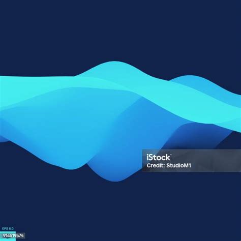 3d 물결 모양 배경입니다 동적 효과입니다 추상적인 벡터 일러스트입니다 디자인 서식 파일입니다 현대적인 패턴입니다 3차원 형태에 대한 스톡 벡터 아트 및 기타 이미지