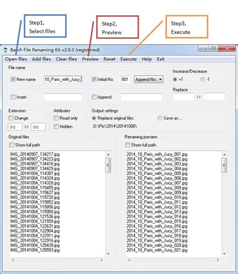 batch file renaming kit