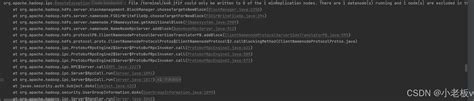 Hadoop疑难解决：could Only Be Written To 0 Of The 1 Minreplication Nodes