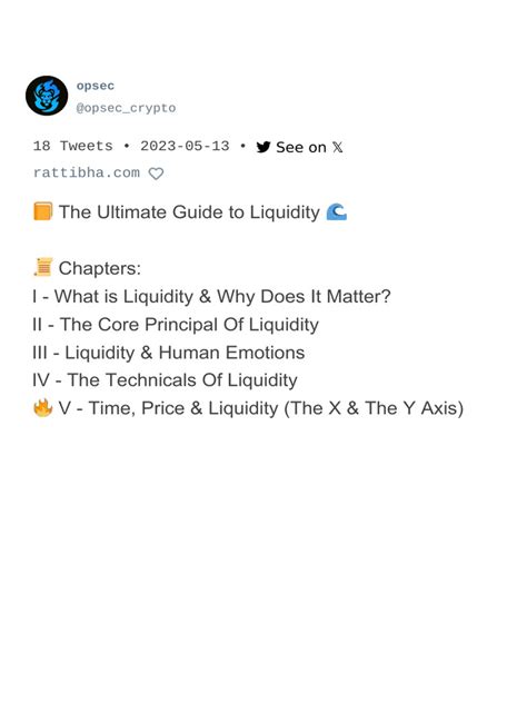 The Ultimate Guide Thread By Opsec Crypto May 13 23 From Rattibha Pdf