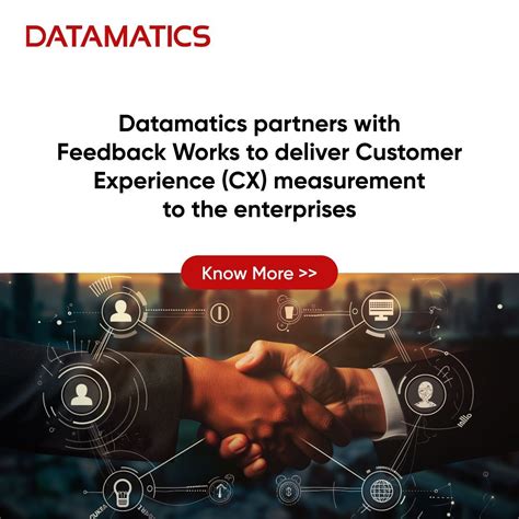 Deepak Shetty On Linkedin Datamatics Partners With Feedback Works To Deliver Enhanced Customer…