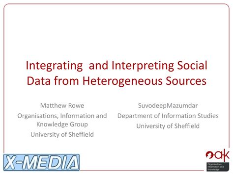 Integrating And Interpreting Social Data From Heterogeneous Sources PPT