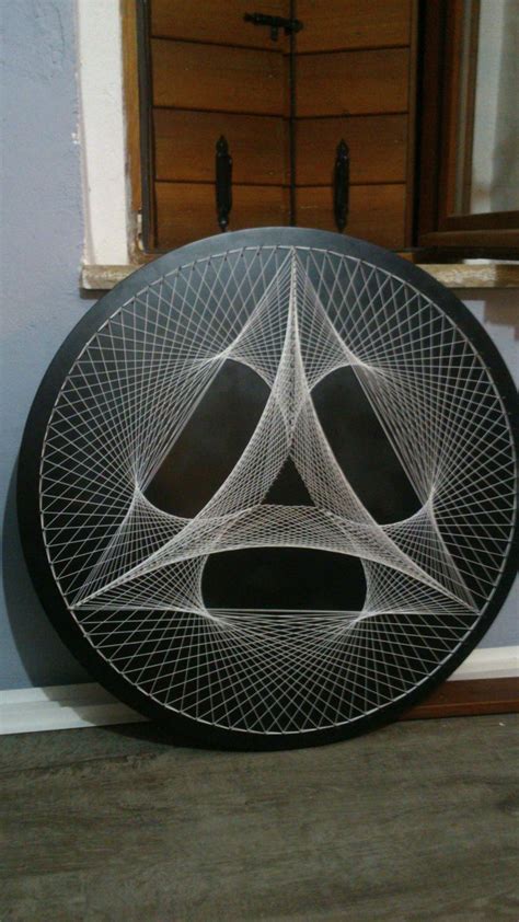 Geometric String Art Patterns