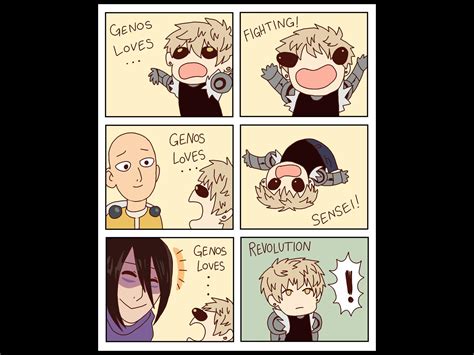 Genos Revolution Ronepunchman One Punch Man Know Your Meme