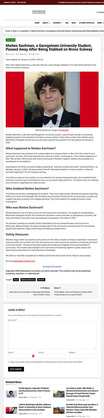 He Died In A Tragic Accident Why Did The Internet Say He Was Murdered