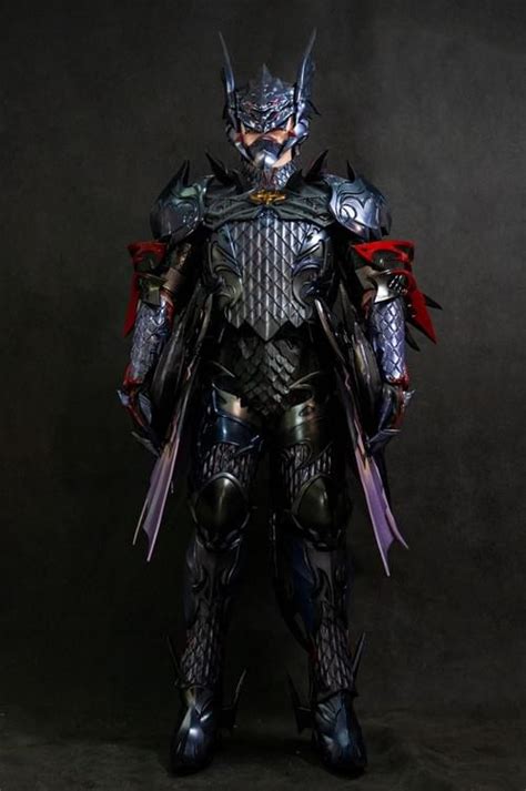 Final Fantasy 14 Ffxiv Dragoon Cosplay Armor Set With Weapon Deluxe