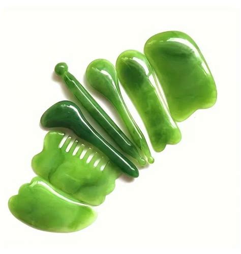 눈마사지기 눈찜질기 눈안마기 7pcs Gua Sha 마사지 도구 7 In 1 긁는 도구 키트 얼굴 눈 바디 티몬