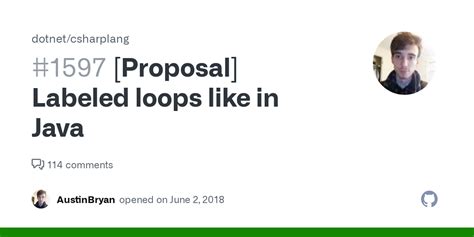 Proposal Labeled Loops Like In Java · Issue 1597 · Dotnetcsharplang