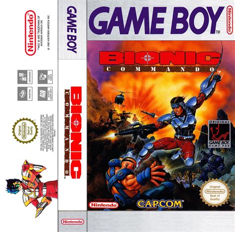 Solo Una Partida Mas Bionic Commando Game Boy Cassette Cover