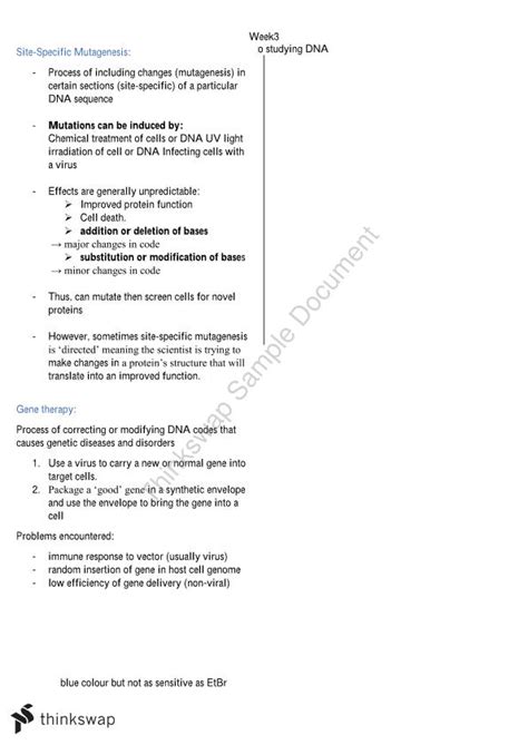 Biotechnology Notes Bth1802 Fundamentals To Biotechnology Thinkswap