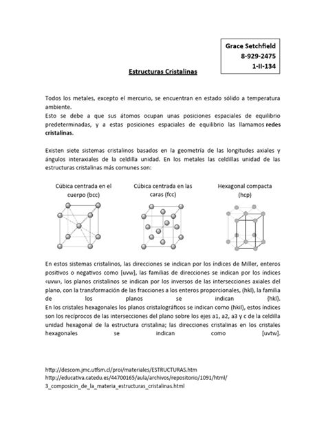 Estructuras Cristalinas Pdf