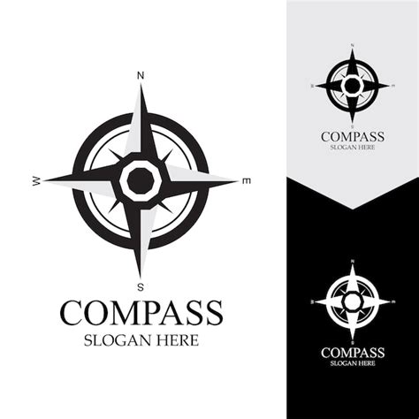 Premium Vector Compass Logo Template Vector Icon Illustration Design