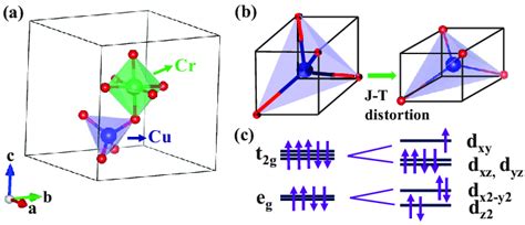 A Connecting Cr Octahedron And Cu Tetrahedron Within The Unit Cell