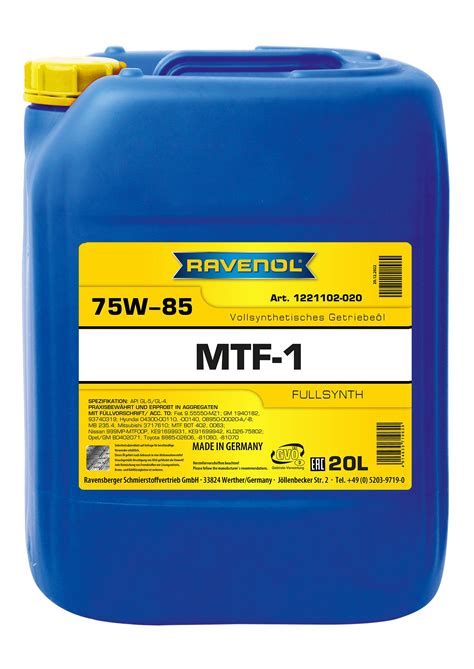 RAVENOL MTF-1 SAE 75W-85 | RAVENOL
