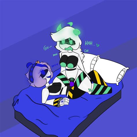 Rule 34 Ahe Gao Amari Bunskull Bed Big Breasts Blue Eyes Blue Hair