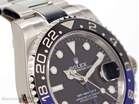 Rolex Gmt Master Ii Batman Ceramic Bezel Ref 116710blnr Stainless Steel