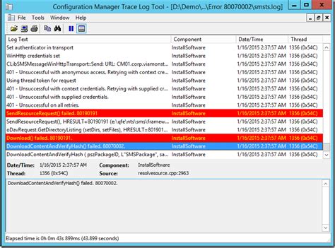 Debugging 80070002 And 80190191 Errors During Configmgr Sccm Osd Deployment Research