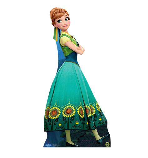 Life Size Anna Frozen Fever Cardboard Standup Cardboard Cutout
