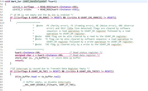 using usart code made with stm32f4 with stm32f302