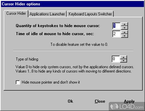 Cursor Hider Screenshots