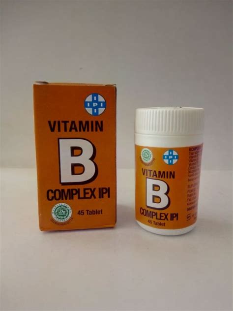 Vitamin B Complex Ipi Ipi Vitamin B Komplex Lazada Indonesia
