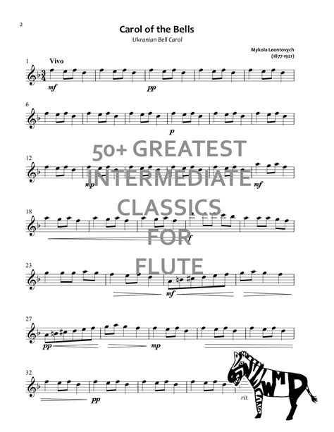 Flute Sheet Music Intermediate At Hugo Jenyns Blog