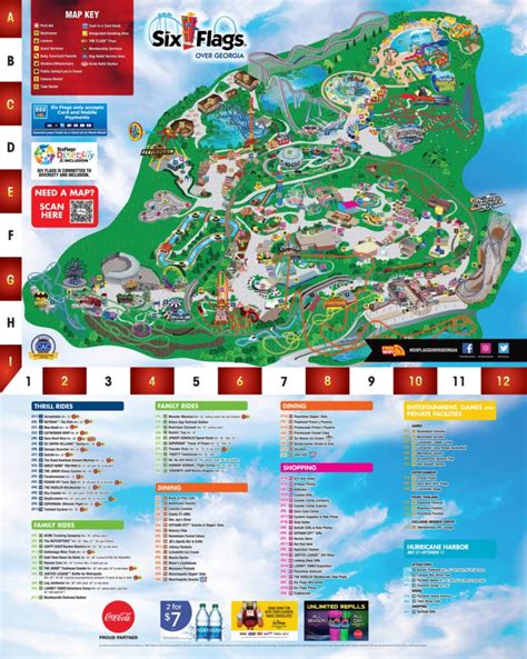 Maps Six Flags Over Georgia