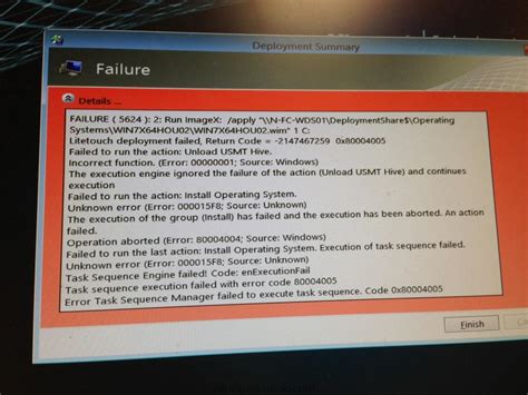 MDT Pc Refresh Error Recover User Profiles Microsoft Deployment Toolkit MDT