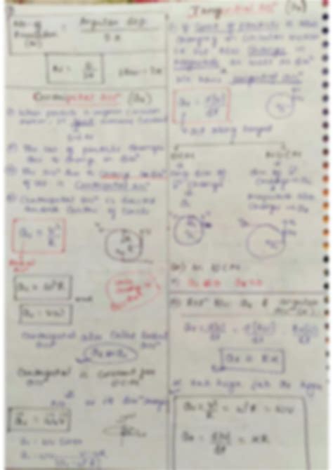Solution Circular Motion Handwritten Notes Circular Motion Handwritten
