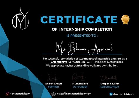 bhoomi agarwal on linkedin this internship has increased my interest