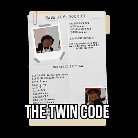 The Twin Codetrailerteaser Roblox Blowthisaccountup Robloxedit