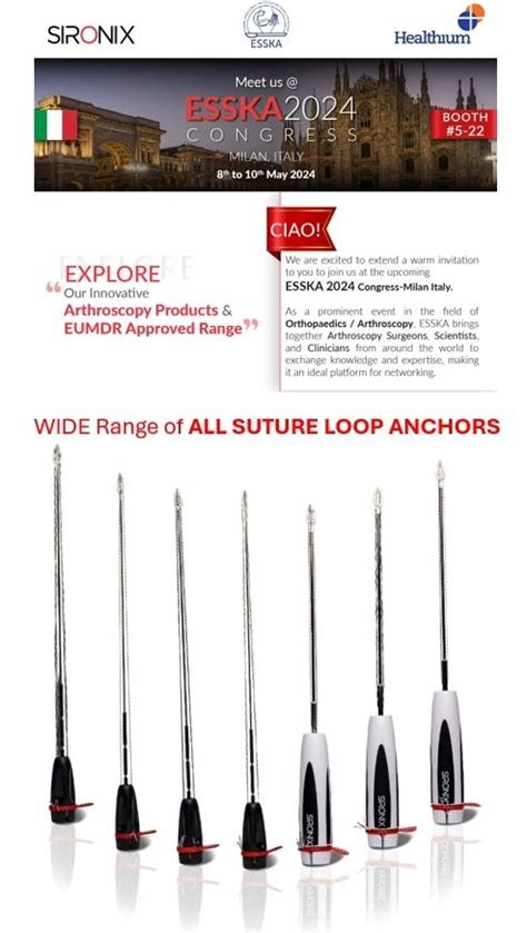 Akarsh Verma On Linkedin Wide Range Of All Suture Loop Anchors Check
