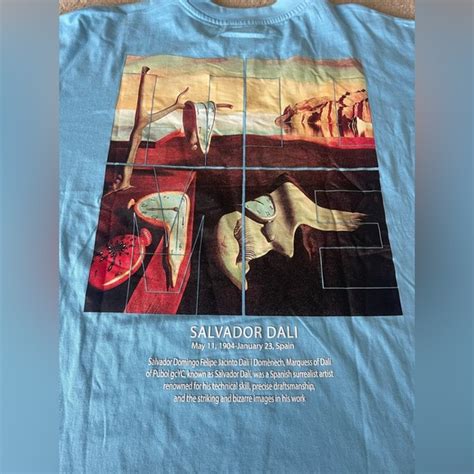 Shirts Nwt Salvador Dali Persistence Of Memory Graphic Tshirt Men Size Xl Poshmark