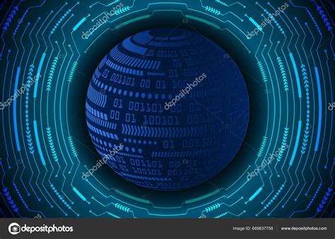 Abstract Futuristic Background Binary Code Stock Vector By ©titima157