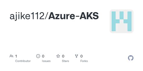 Github Ajike112azure Aks · Github