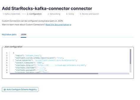 Load Data From Confluent Cloud Using Kafka Connector Celerdata Byoc
